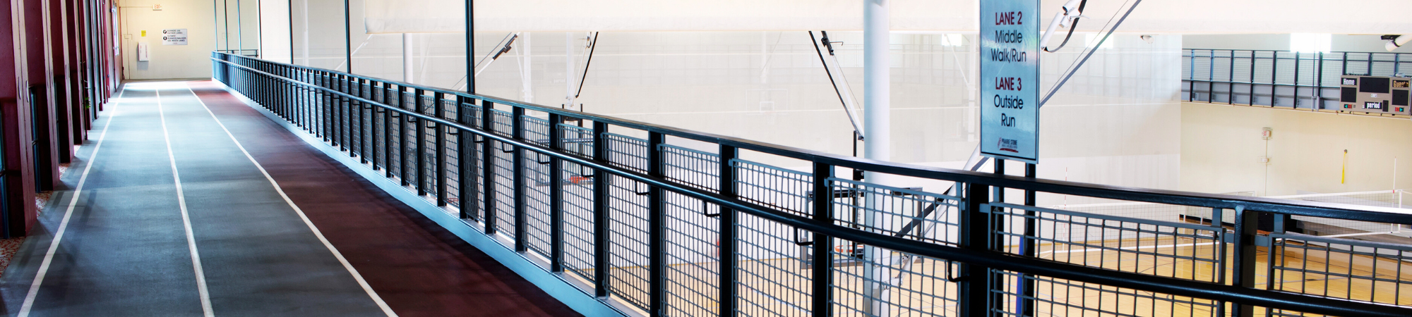 Gym & Indoor Track - The Club at Prairie Stone